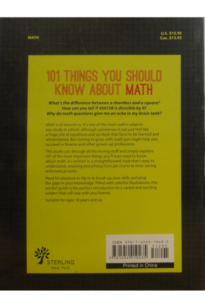 101 Things You Should Know About Math | Sonia Mehta | Sterling ...