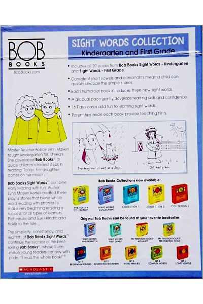 Bob Books: Sight Words Collection Box Set (Kindergarten and First Grade ...